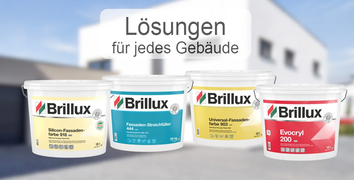 Fassadenfarbe kaufen Silikonharz, Silikat & mehr | Wohntrends-Shop